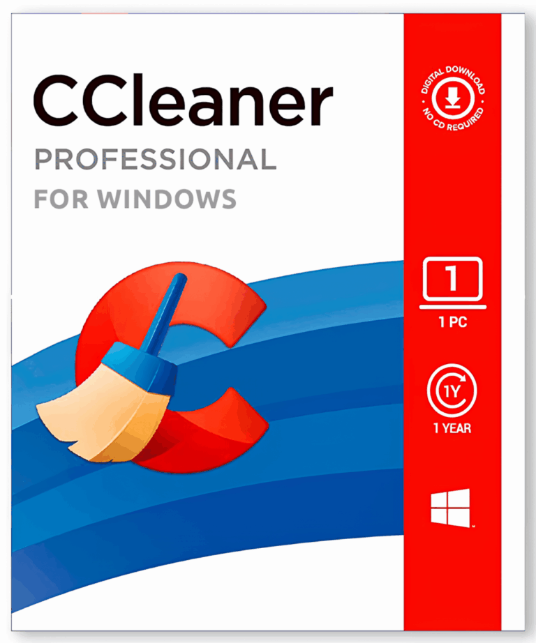 CCleaner Professional | 1-Year License | DigitaLicence